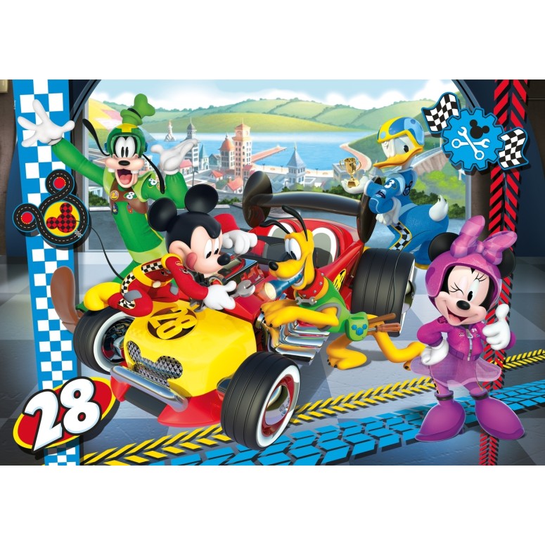 PUZZLE Supercolor MAXI - 24 pcs - Mickey - CLEMENTONI - 10,95