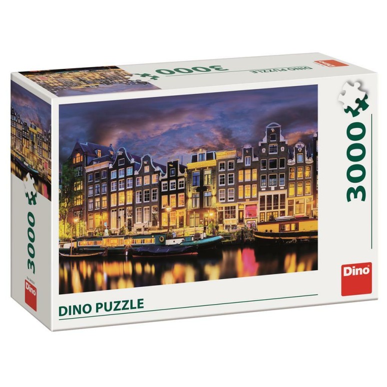 PUZZLE 3000 pcs - Amesterdão - DINO - 22,50 € - Puzzles MundilarKasa-