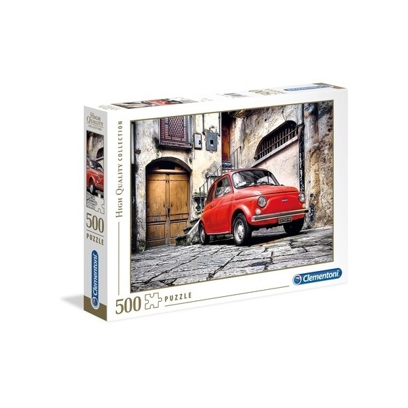 PUZZLE 500 HQ Fiat 500 - CLEMENTONI - 6,95 € - Puzzles MundilarKasa-